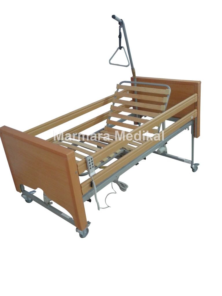 HK-100 – 4 MOTORLU EV TİPİ ALMAN AHŞAP ELBUR ASANSÖRLÜ HASTA KARYOLASI ...